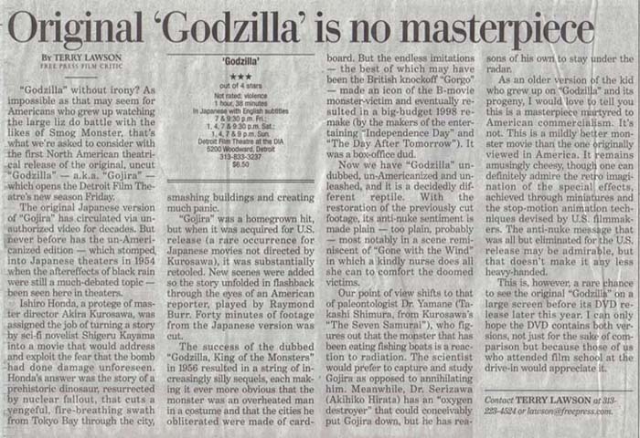 Digital Monster Island - Godzilla 1954 In Detroit (Page 2)