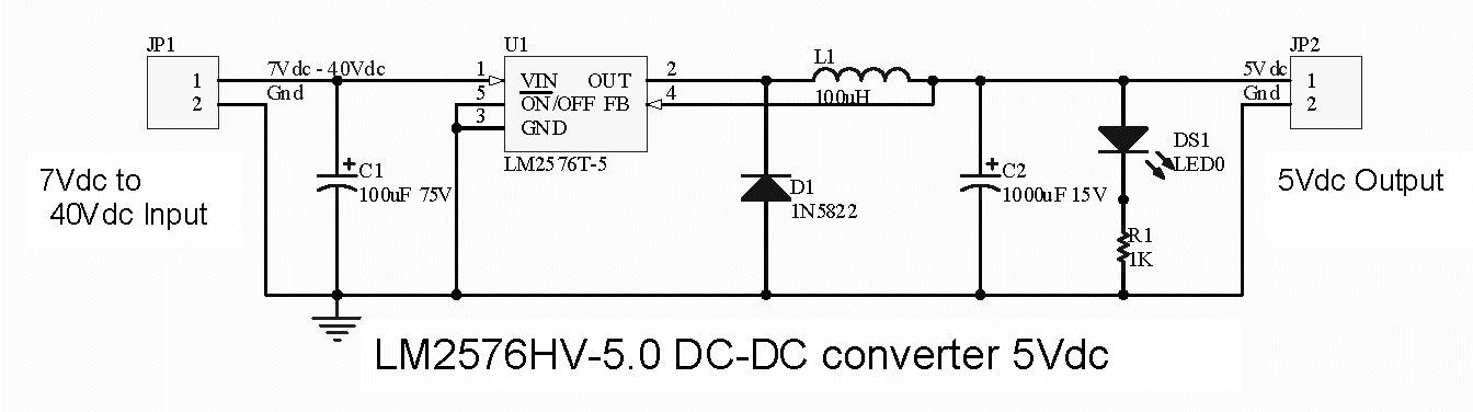 DC-DC using LM2576