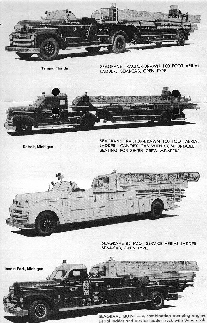 Seagrave "70th Anniversary" Fire Engines