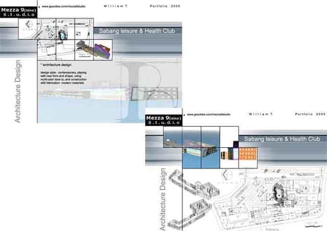 Portfolio Design A4 Paper Size For Architecture Design