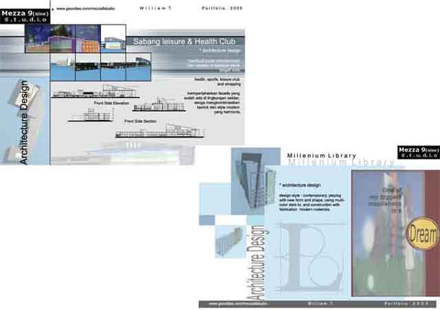 Portfolio Design A4 Paper Size For Architecture Design