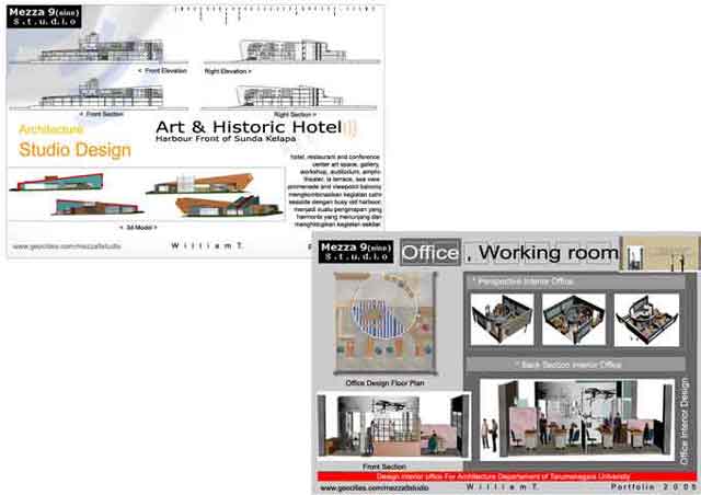 Portfolio Design A4 Paper Size For Architecture Design